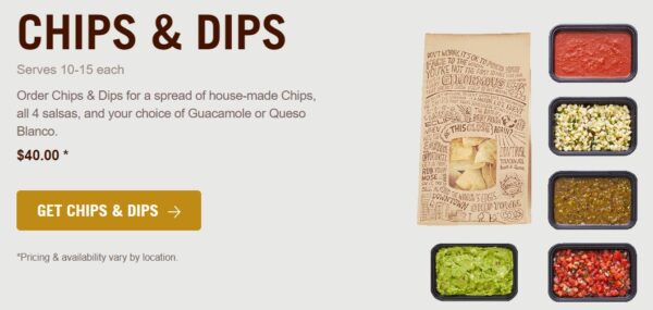 Chipotle Catering Menu | Updated June 2025