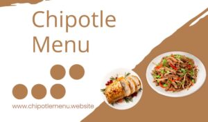 Chipotle Menu Pdf